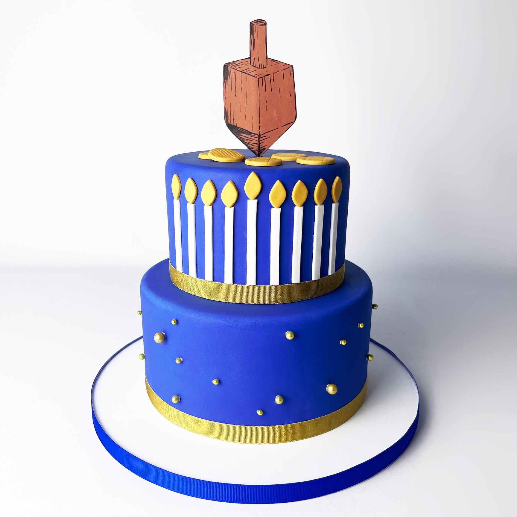 Hanukkah Menorah Cake | CHARM CITY CAKES
